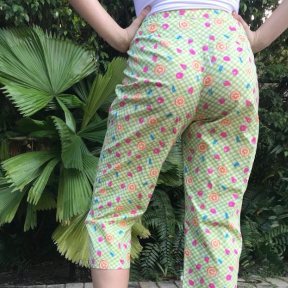 Sag Harbor | Pants & Jumpsuits | Vintage Fruit Cropped Pants | Poshmark